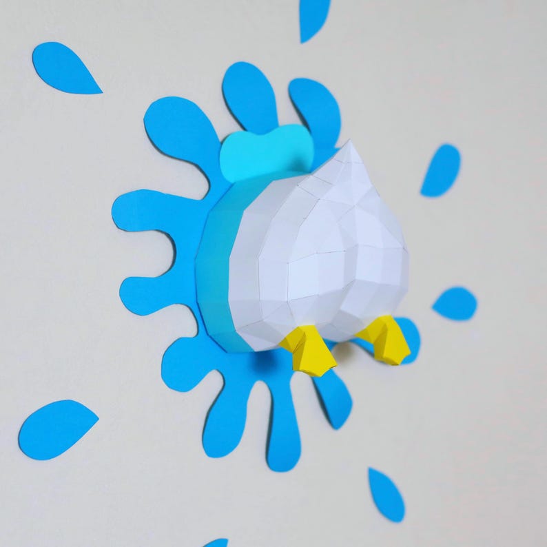 3D Papercraft Duck Butt - Pdf Svg Dxf Download | Cucul Canard | Funny ...