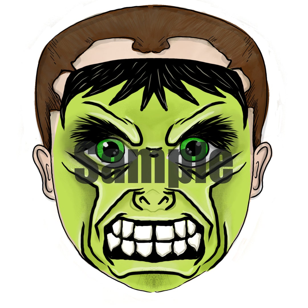 Superhero Face Painting Board - Etsy