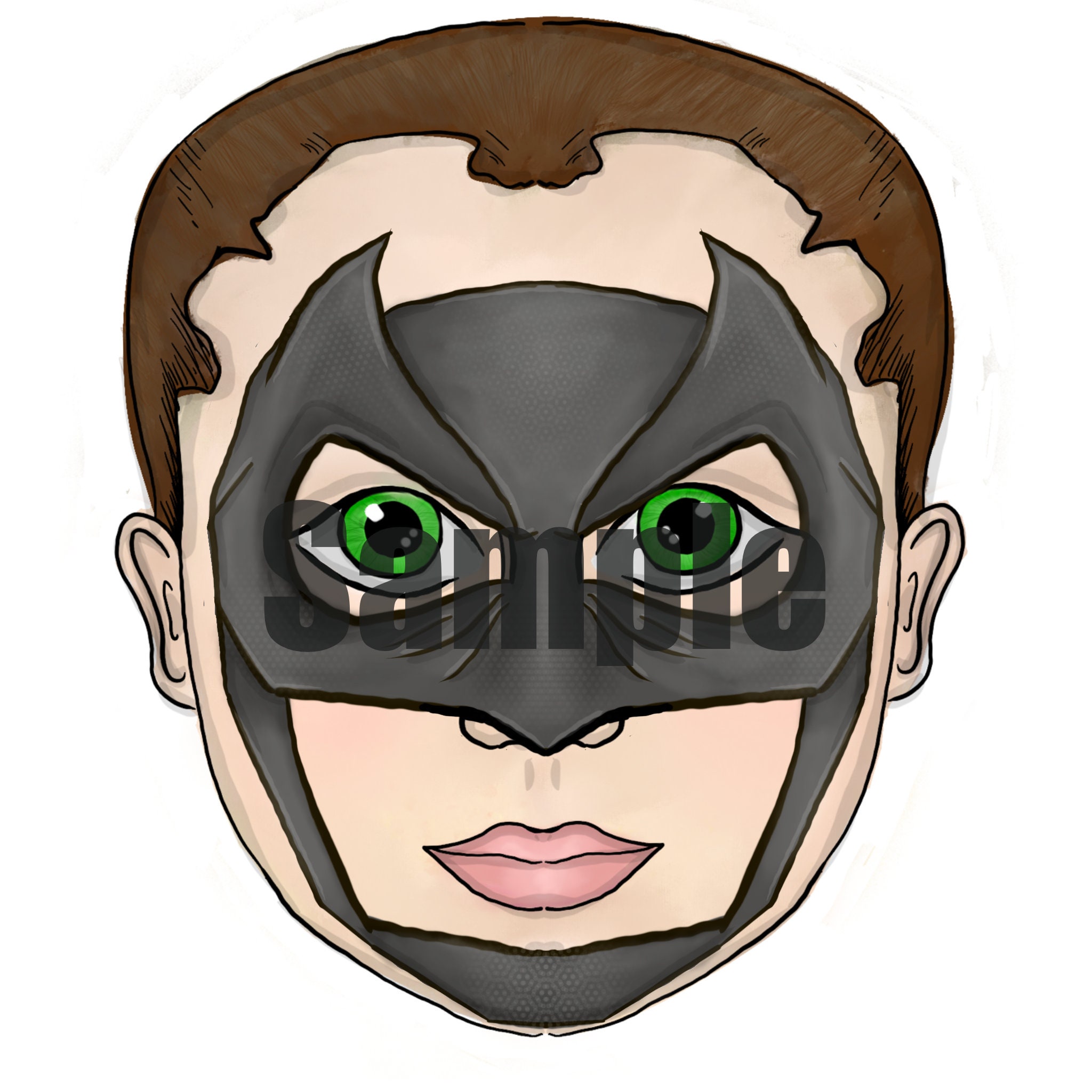 Superhero Face Painting Board - Etsy