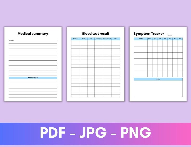 Chronic Illness Medical Binder 2026: Editable Health Records Organizer ...