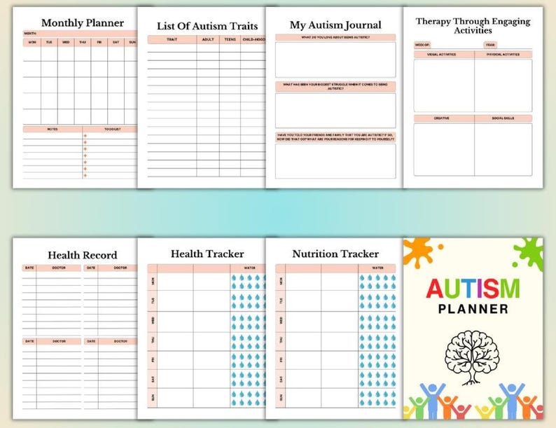 Autism Reward Chart Printable: Visual Daily Routine & Behavior ...