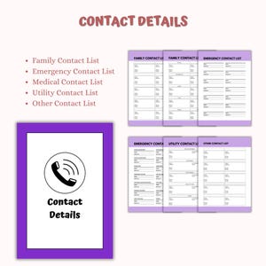 Just in Case Binder Printable Emergency Binder Fillable PDF What If ...