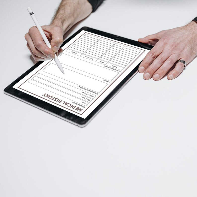 Medical Information Binder Printable: Personal Health Record PDF - Etsy