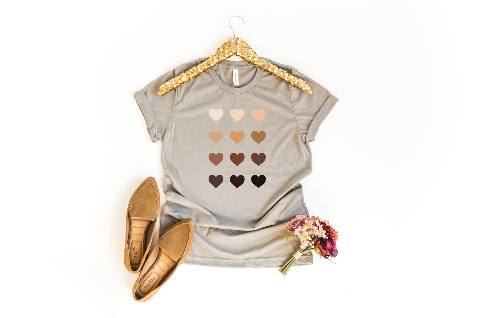 Printable Skin Color Hearts SVG + PNG + JPEG, Unity Png, Black Lives ...