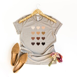 Printable Skin Color Hearts SVG + PNG + JPEG, Unity Png, Black Lives ...