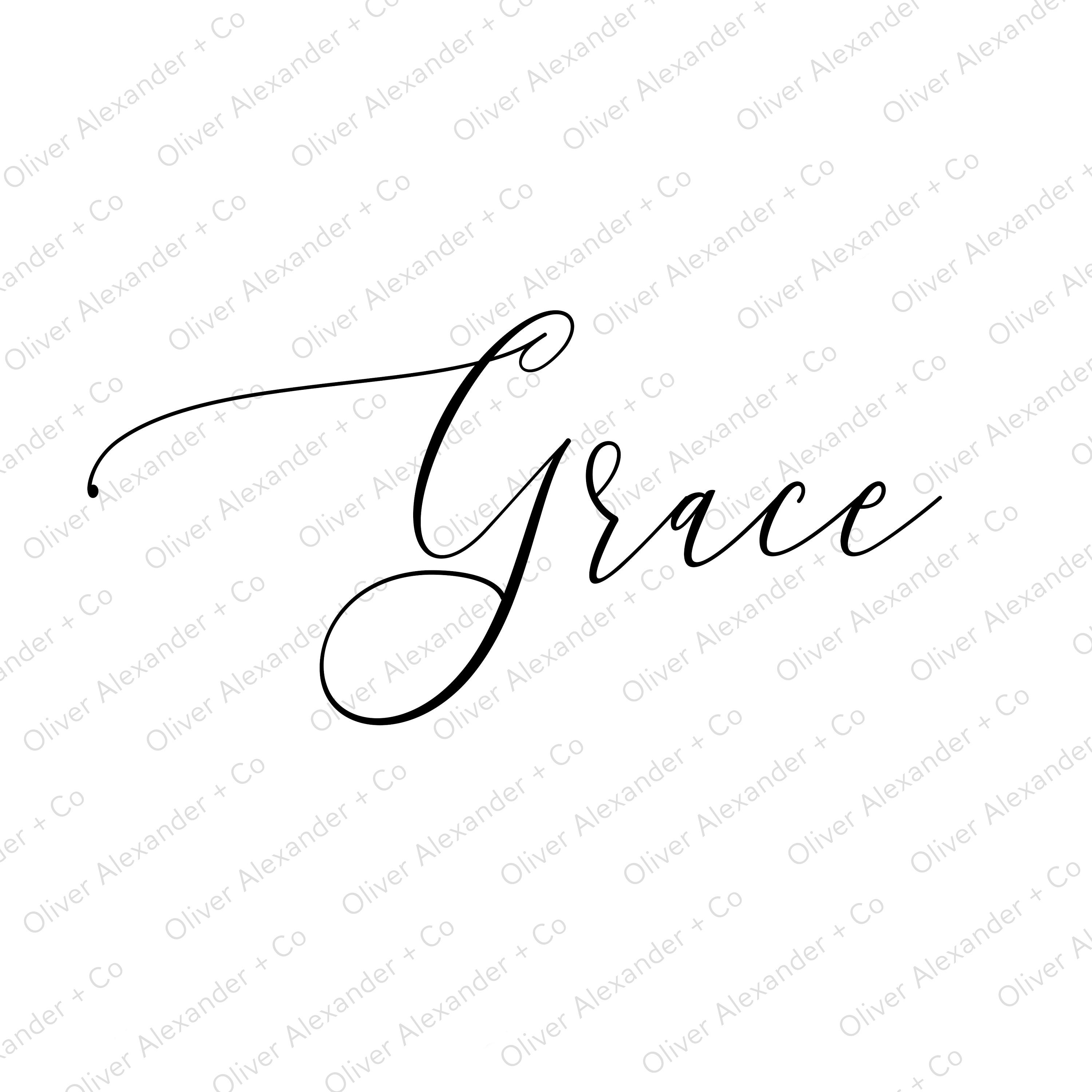 Grace SVG + PNG + JPEG, Kindness Svg, His Grace Svg, Graceful Svg ...
