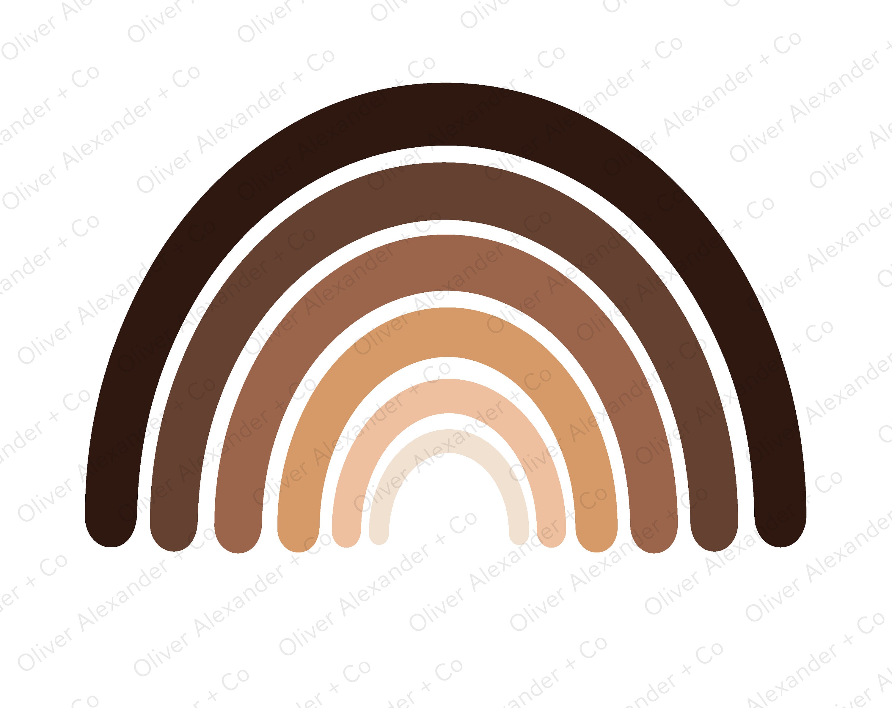 Skin Color Rainbow SVG + PNG | Unity Printable Instant Download - Etsy