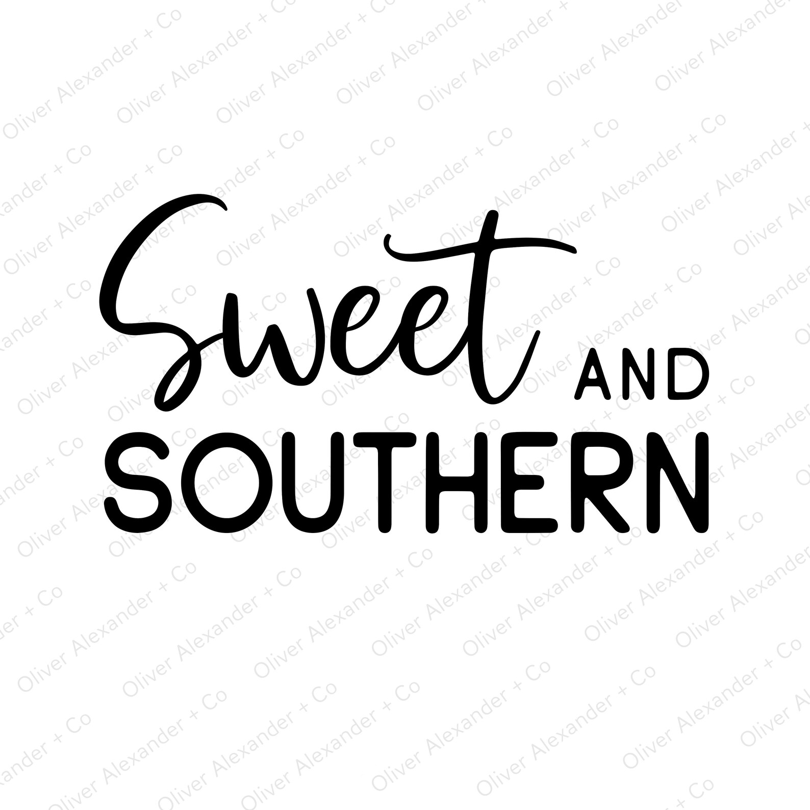 Sweet and Southern SVG + PNG + JPEG, Southern Mess Svg, Country Girl ...
