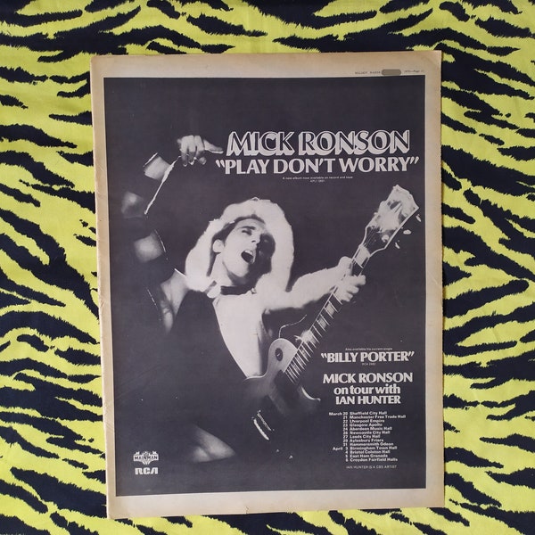 Mick Ronson - Etsy