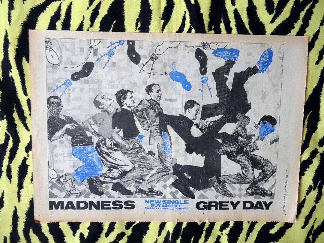 Original 1981 Madness Advert/poster , Rare Vintage Poster "grey Day ...