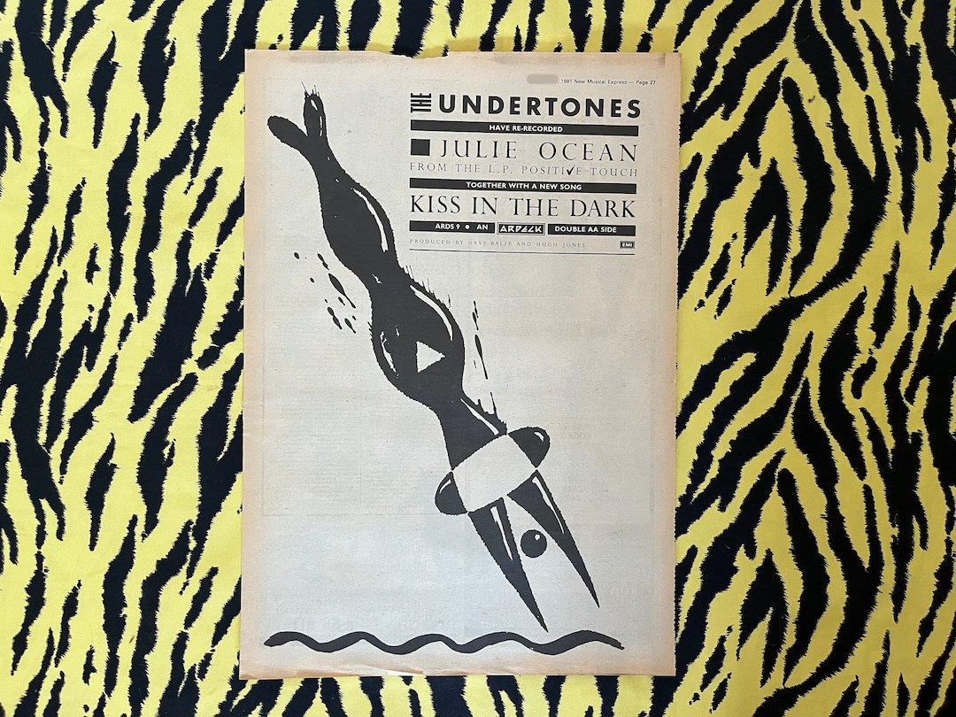 Original 1981 the Undertones Advert/poster, Rare Vintage Poster "julie ...