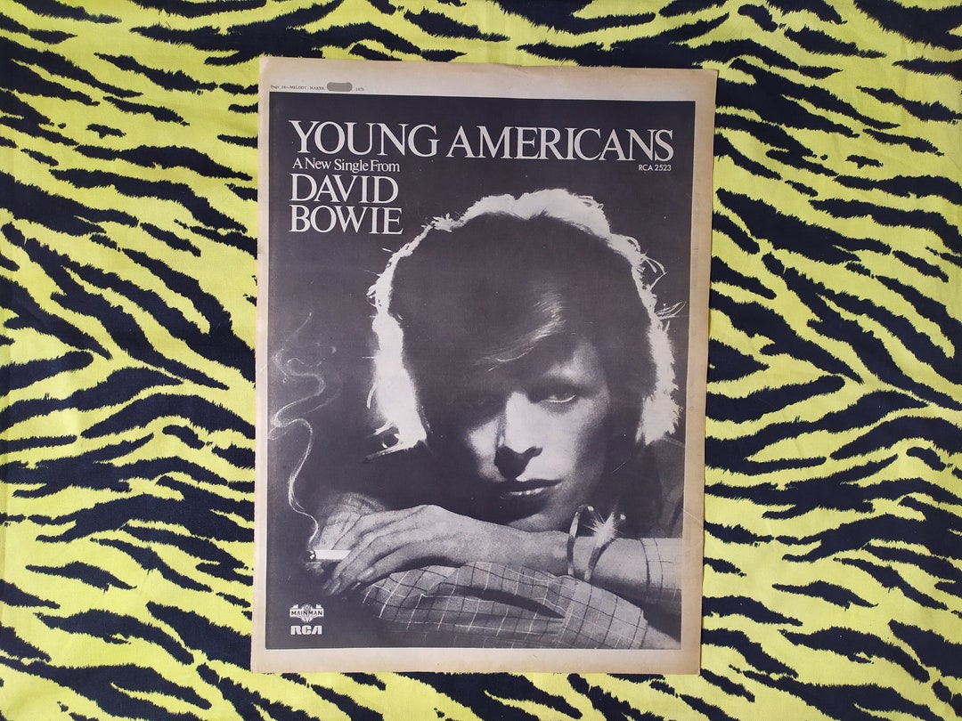 Original 1975 David Bowie Advert/poster, Rare Vintage Poster, David ...