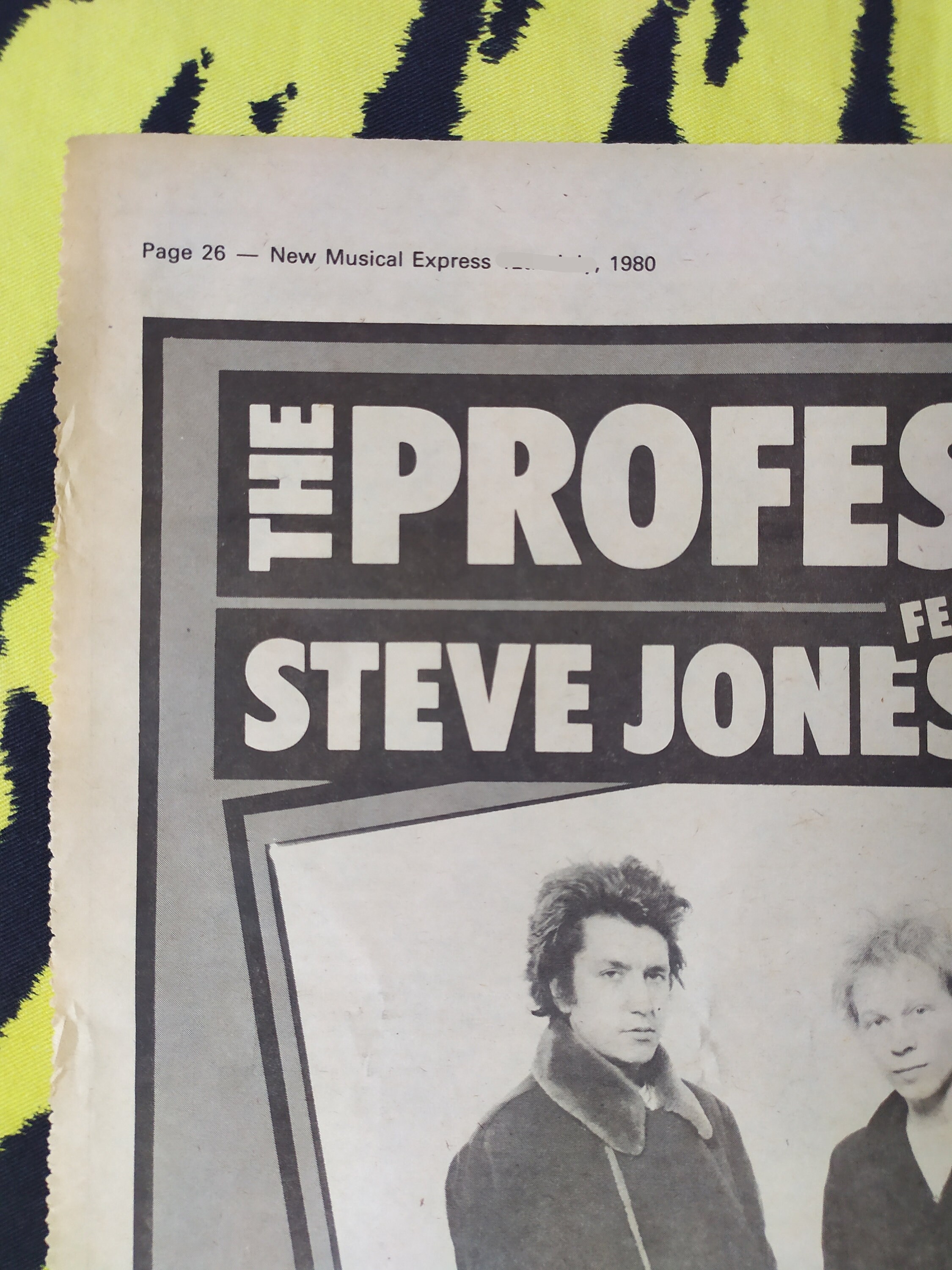 Original 1980 the Professionals Advert/poster, Rare Vintage Poster "new ...