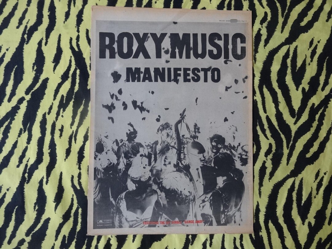 Original 1979 Roxy Music Advert/poster, Rare Vintage Poster, Roxy Music ...