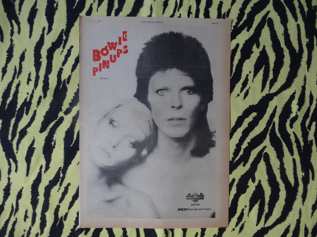 Original 1973 David Bowie Advert/poster, Rare Vintage Poster, David ...