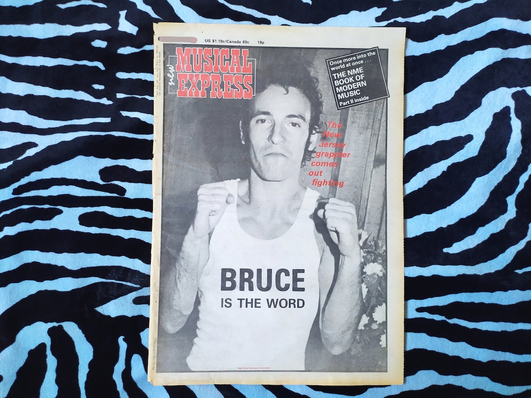 Original 1978 Bruce Springsteen Advert/poster, Rare Vintage Poster ...