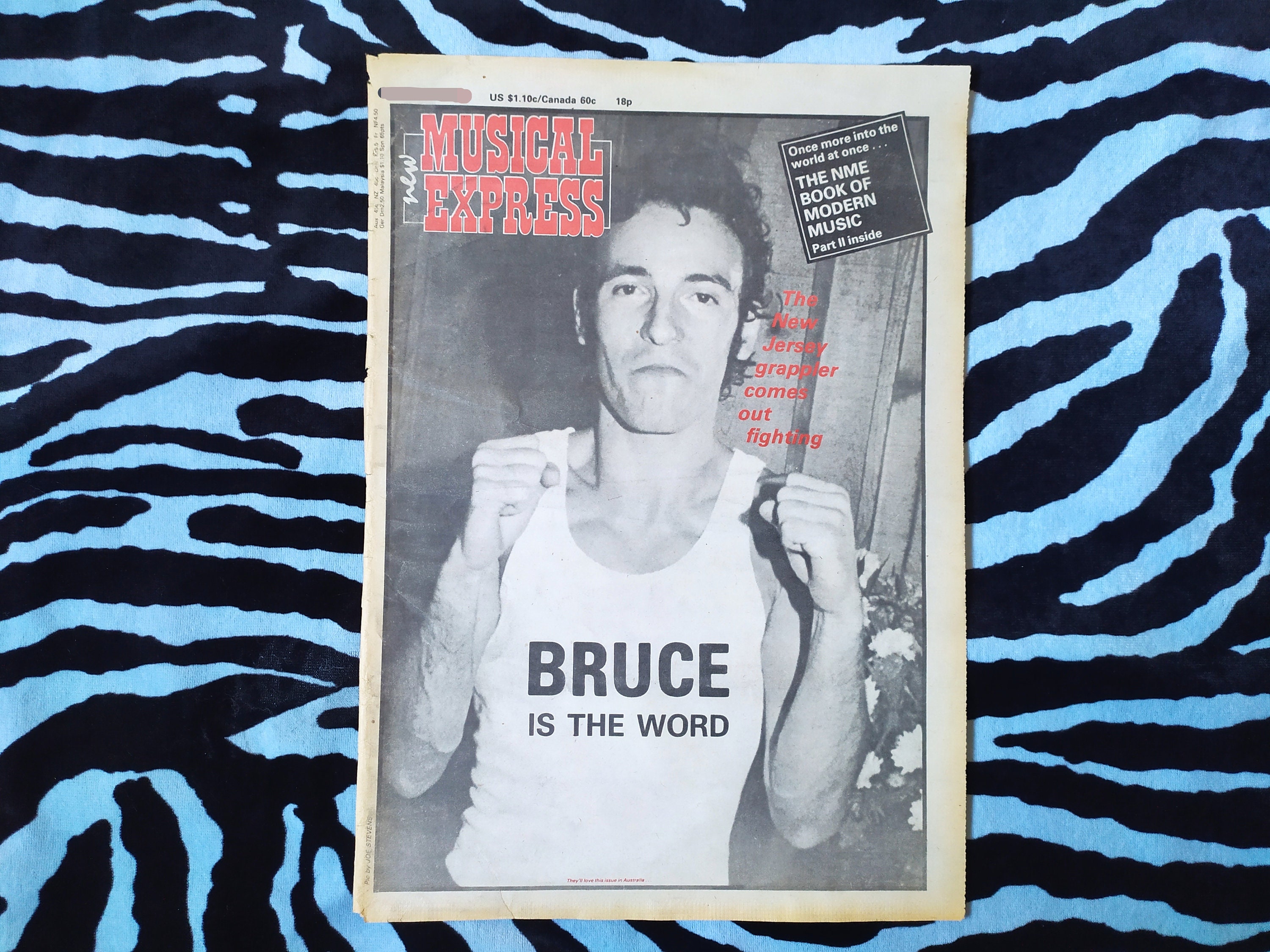 Original 1978 Bruce Springsteen Advert/poster Rare Vintage - Etsy