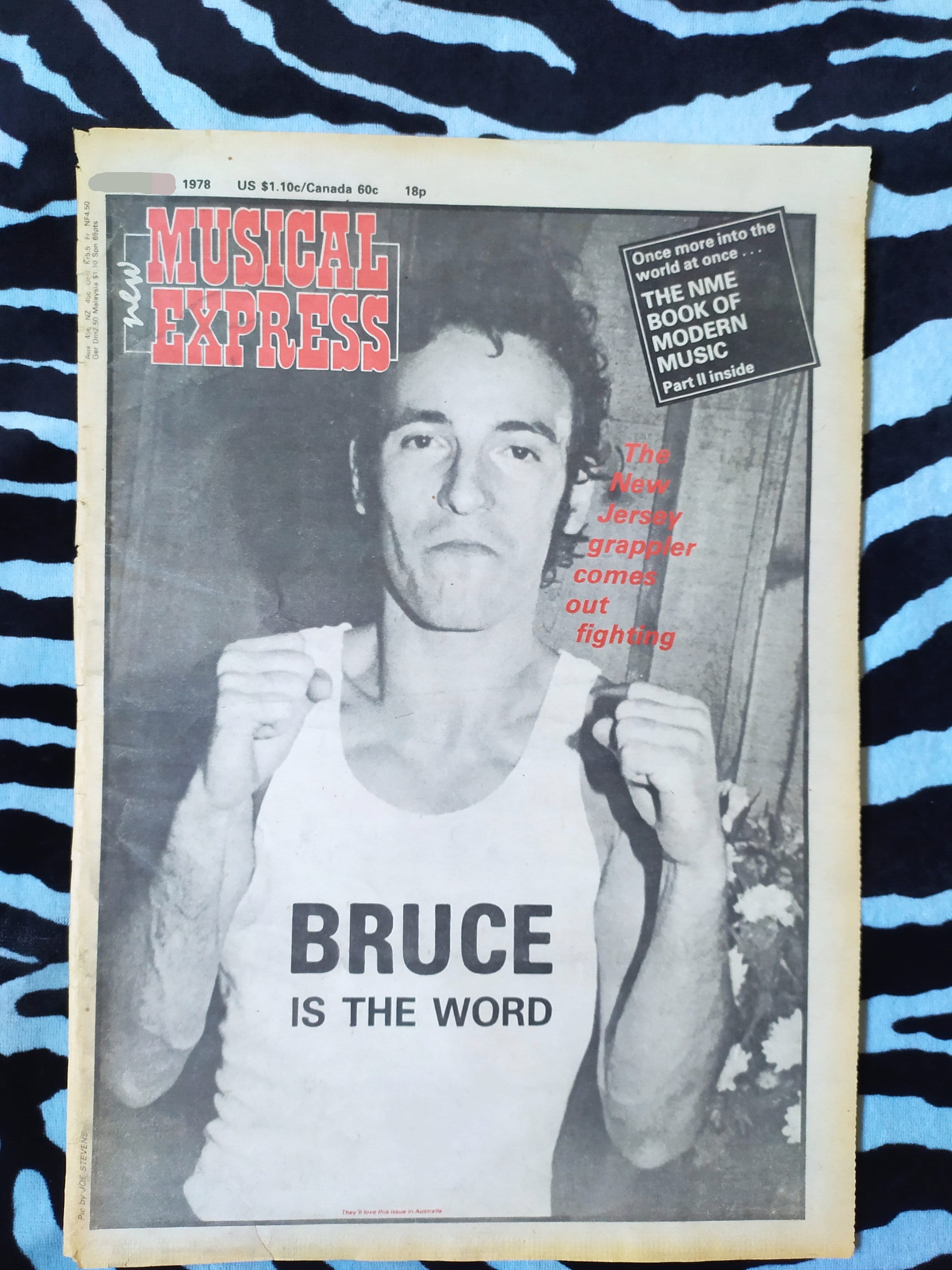 Original 1978 Bruce Springsteen Advert/poster Rare Vintage - Etsy