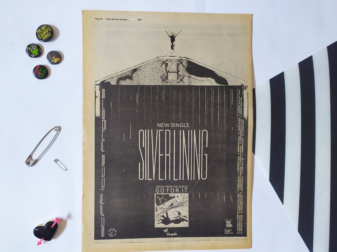Original 1981 Stiff Little Fingers Advert/poster, Rare Vintage Poster ...