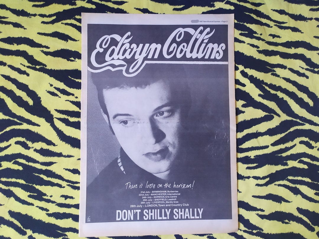 Original 1987 Edwyn Collins Advert/poster, Rare Vintage Poster, "don't ...