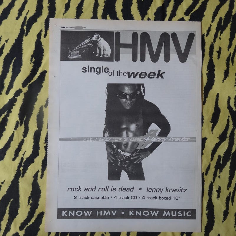 Hmv Poster - Etsy UK