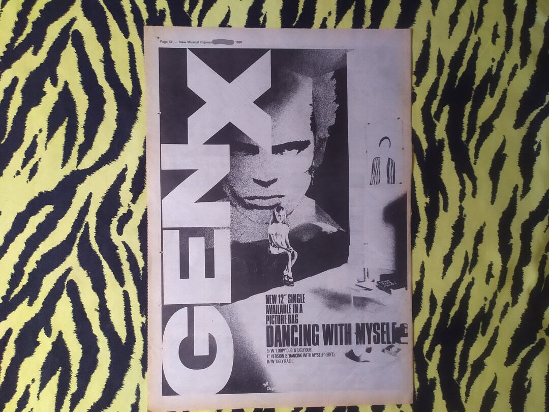 Original 1980 Generation X Advert/poster, Rare Vintage Poster "dancing ...