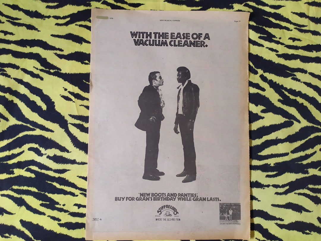 Original 1978 Ian Dury and the Blockheads Tour Advert/poster, Rare ...