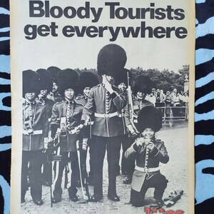 Original 1978 10cc Advert/poster, Rare Vintage Poster bloody Tourists ...