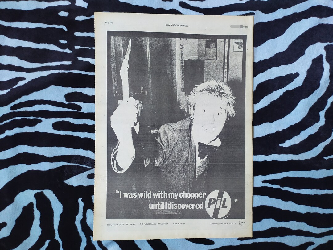 Original 1978 PIL Advert/poster, Rare Vintage Poster public Image ...