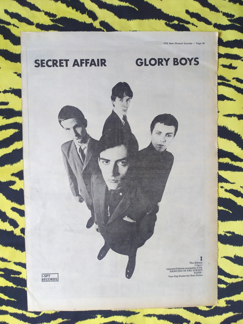 Original 1979 Secret Affair Advert/poster, Rare Vintage Poster, Secret ...