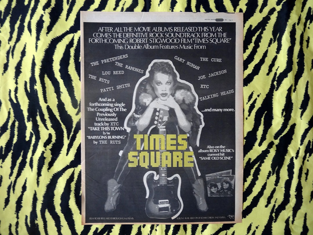 Original 1980 Times Square Film Advert/poster Rare Vintage Poster ...