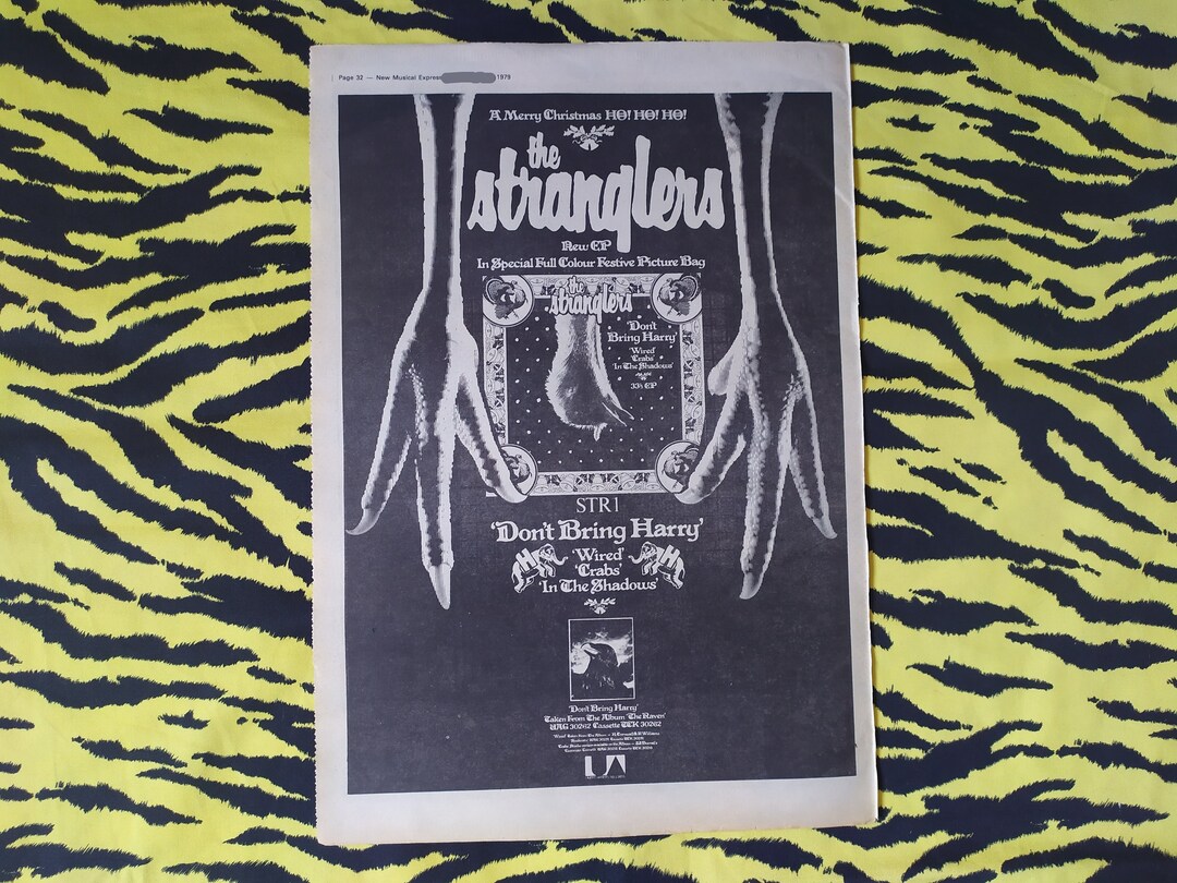 Original 1979 the Stranglers Advert/poster, Rare Vintage Poster "the ...