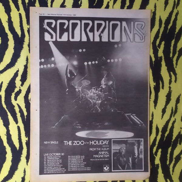 Scorpions Poster - Etsy