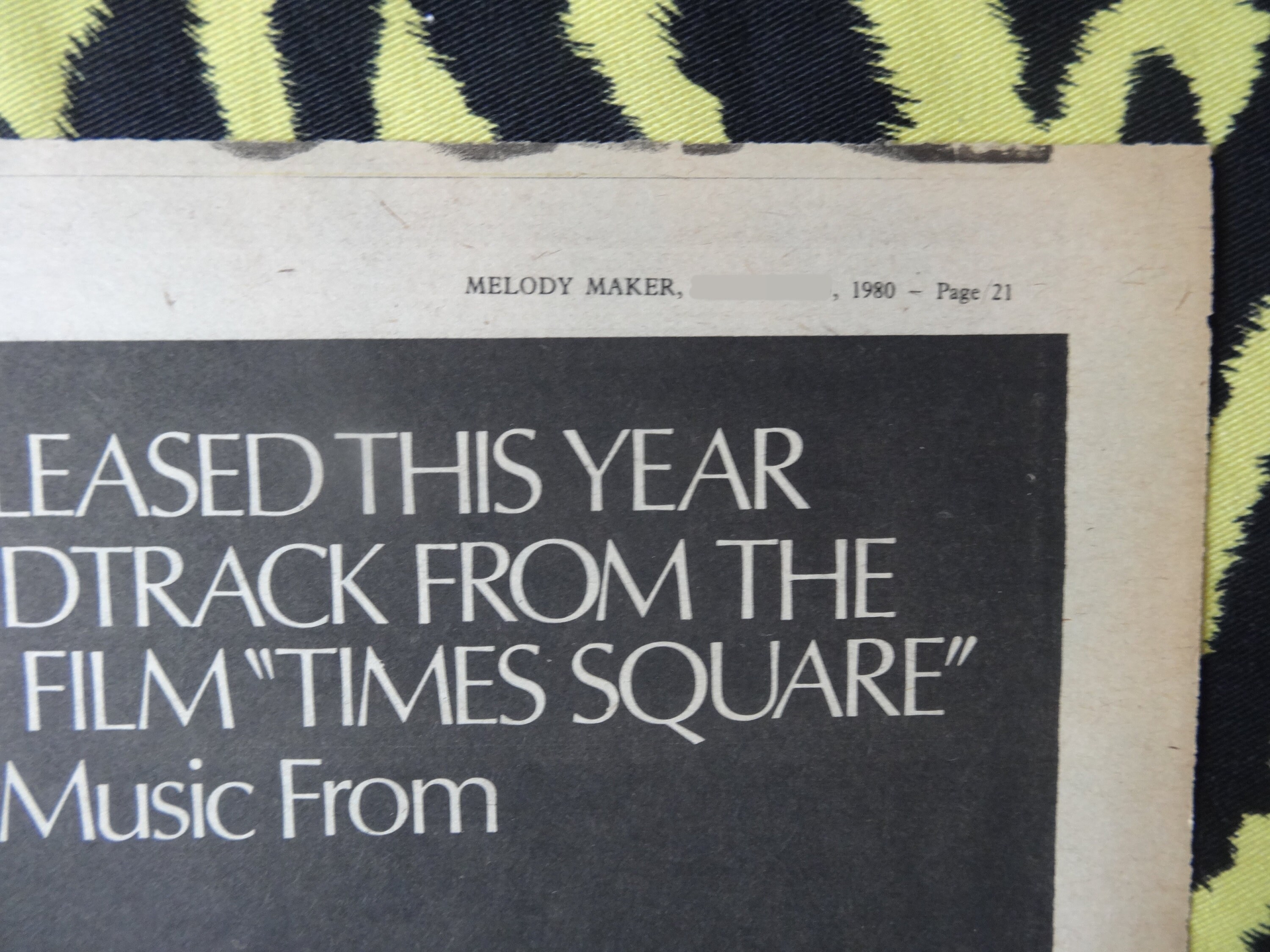 Original 1980 Times Square Film Advert/poster Rare Vintage Poster ...