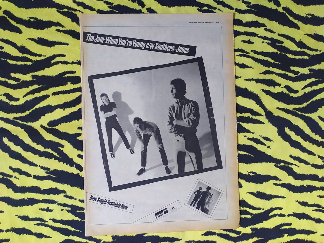Original 1979 the Jam Advert/poster, Rare Vintage Poster, the Jam "when ...