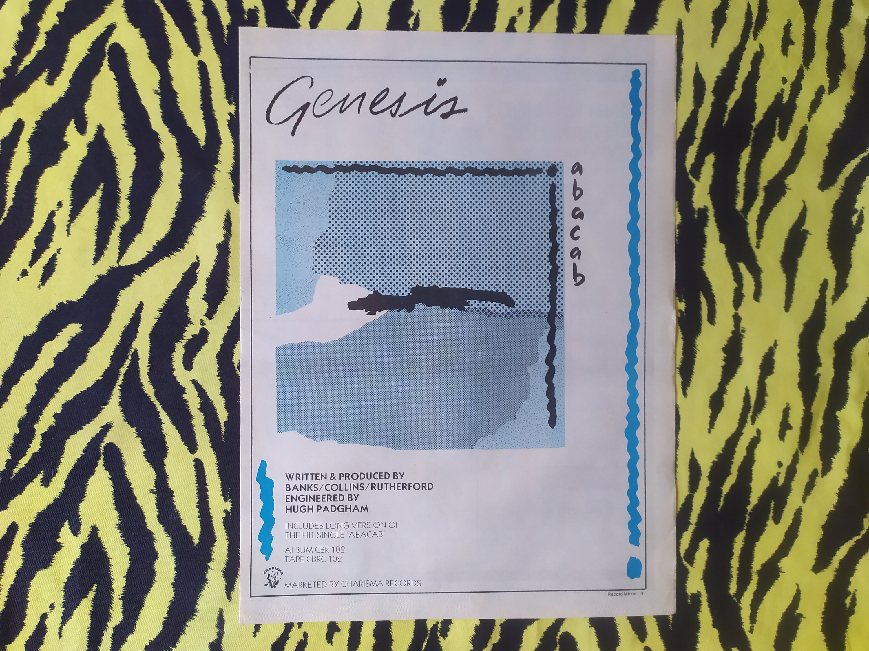 Original 1981 Genesis Advert/poster abacab Rare - Etsy