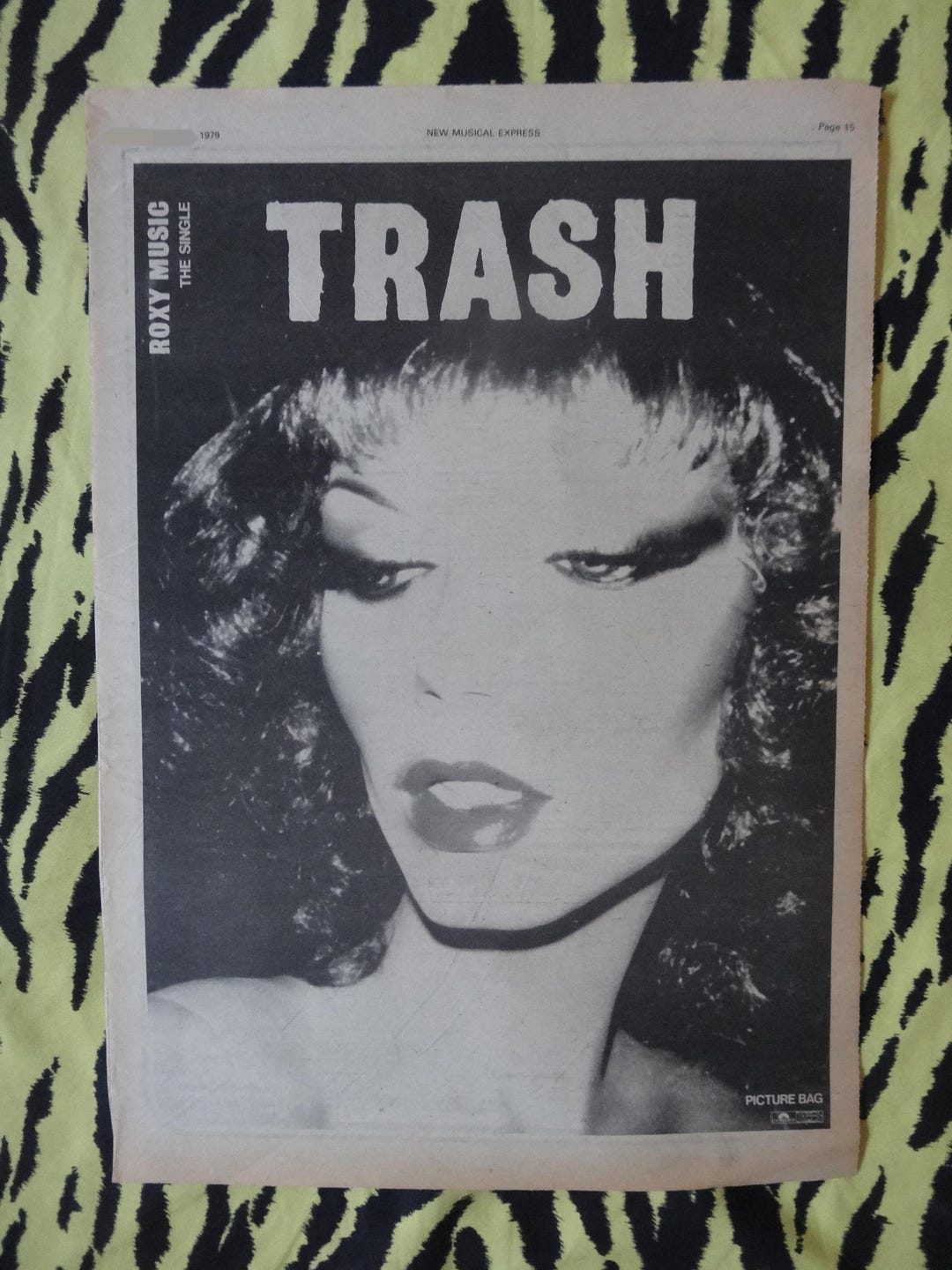 Original 1979 Roxy Music Advert/poster, Rare Vintage Poster, Roxy Music ...