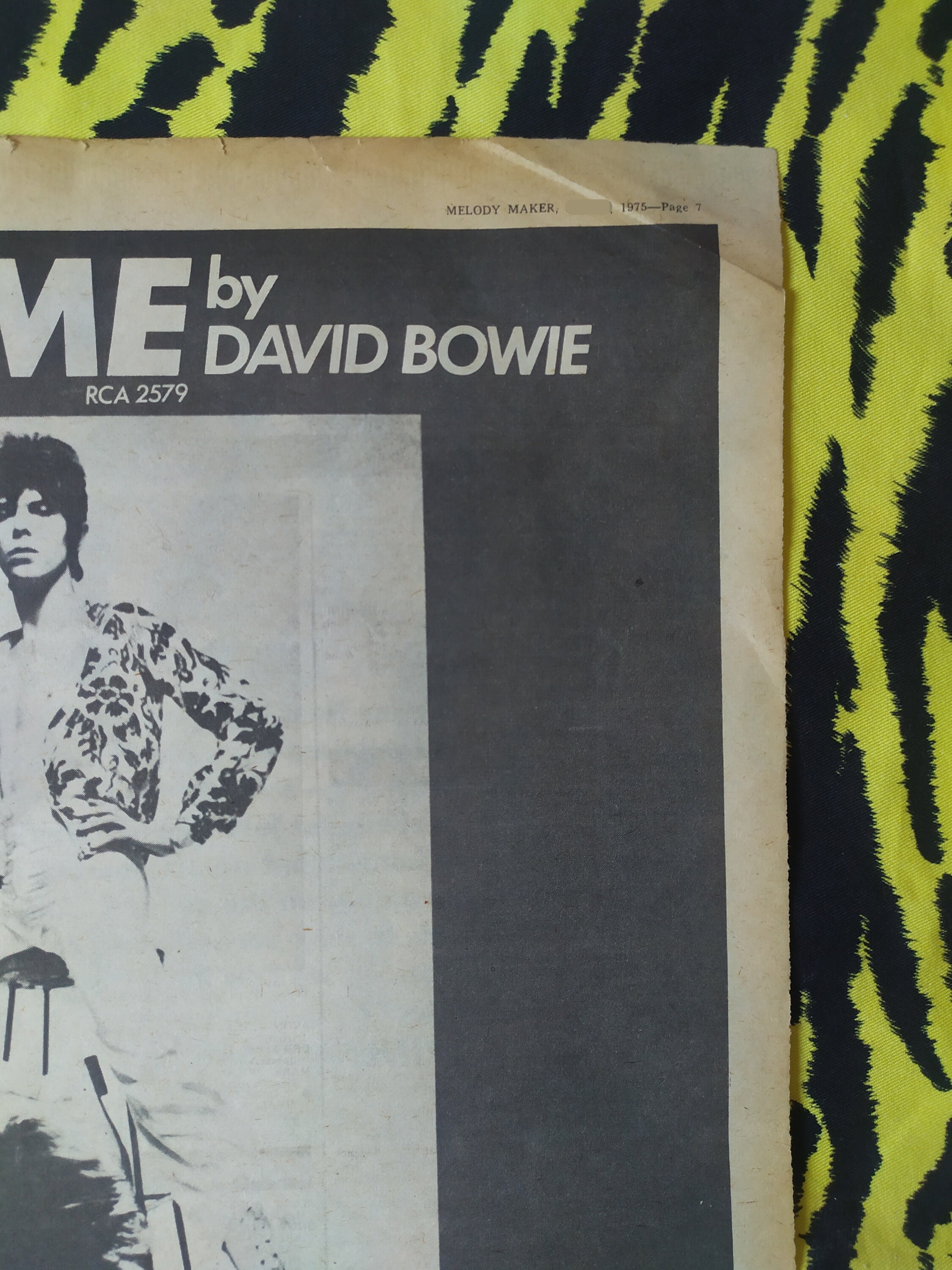 Original 1975 David Bowie Advert/poster, Rare Vintage Poster, David ...