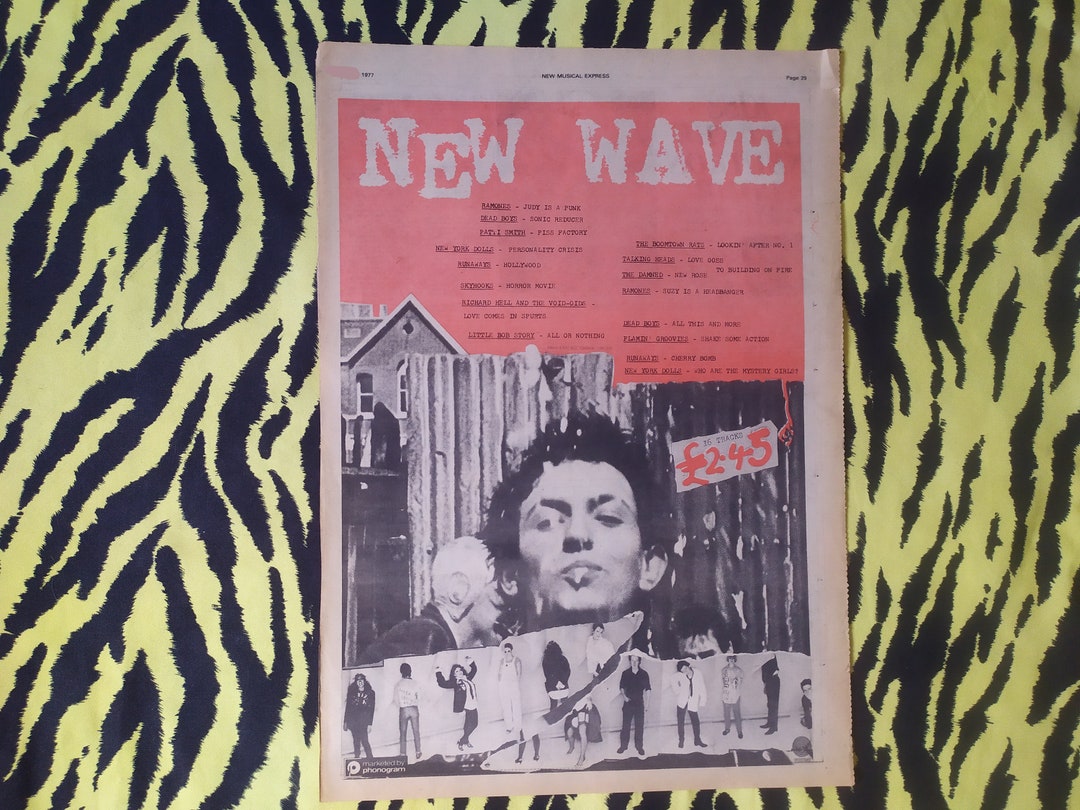 Original 1977 NEW WAVE Advert/poster, Rare Vintage Poster "punk Lp ...