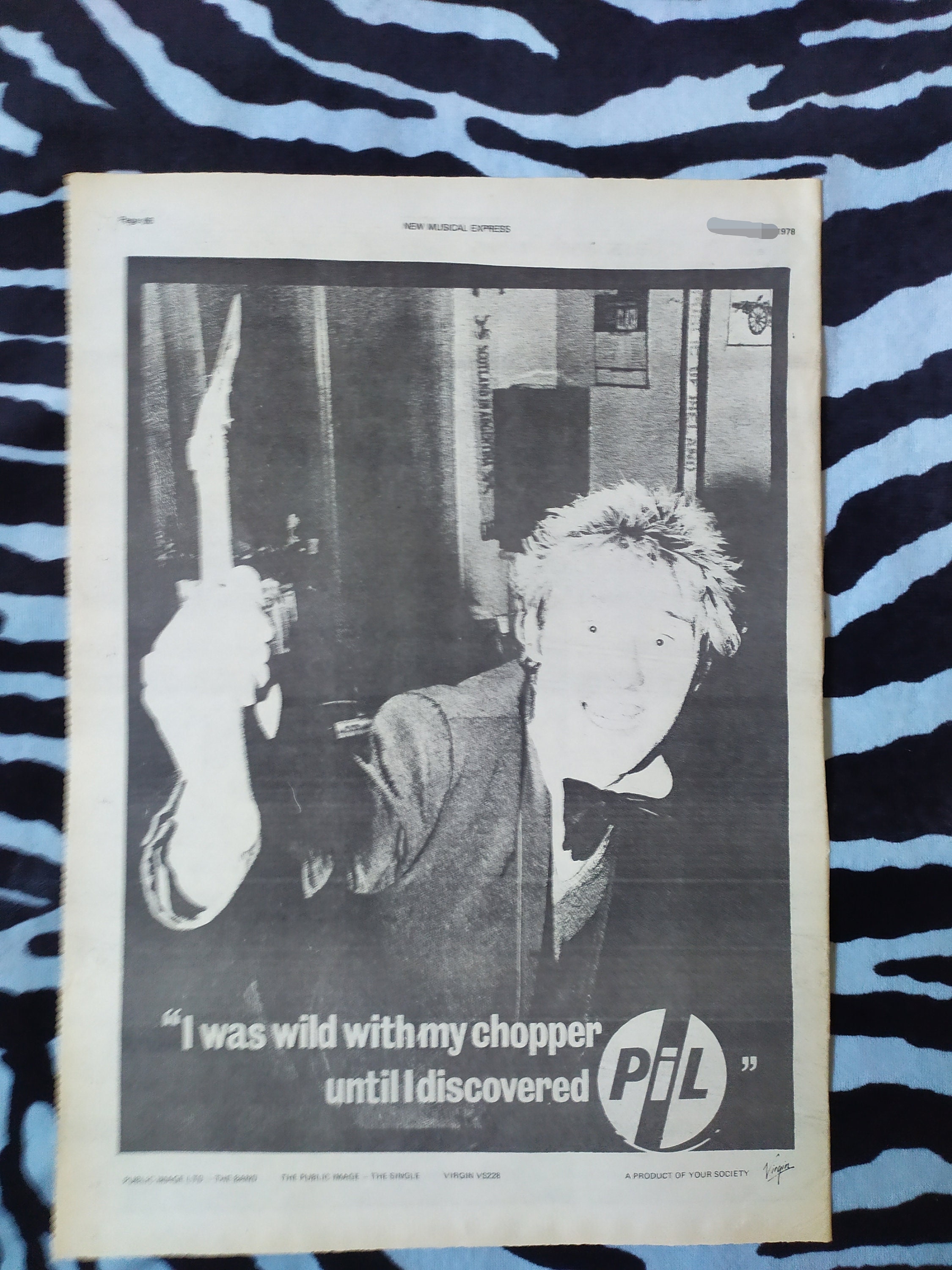Original 1978 PIL Advert/poster, Rare Vintage Poster public Image ...