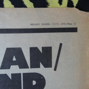 Original 1974 Bob Dylan Advert Poster, Rare Vintage Poster, "before the ...