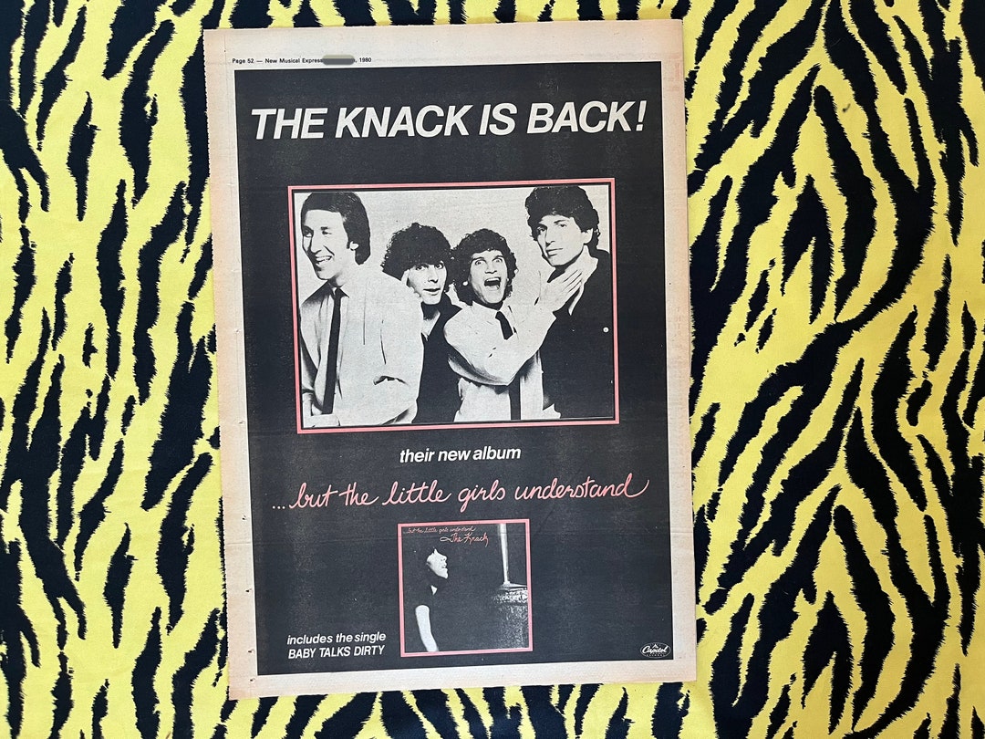 Original 1980 the Knack Advert/poster, Rare Vintage Poster, "but the ...