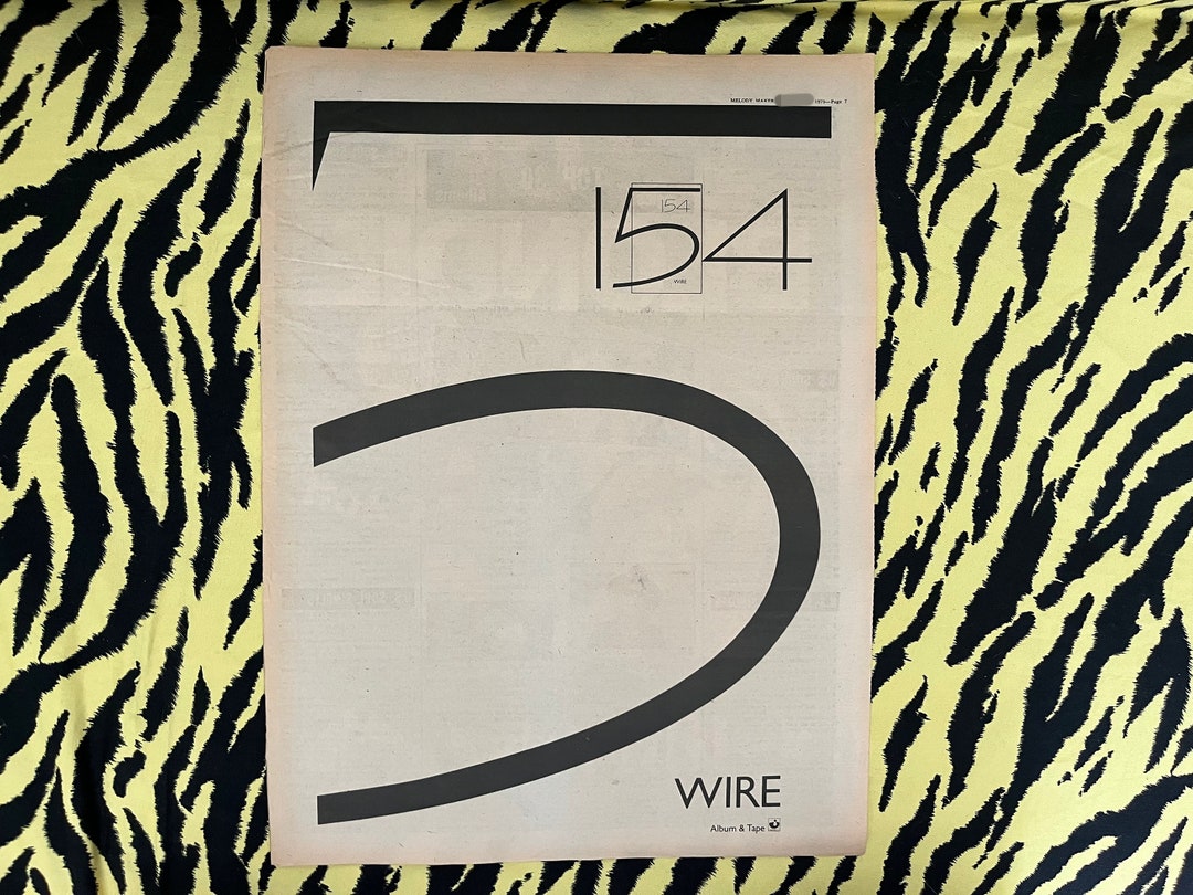 Original 1979 Wire Advert/poster, Rare Vintage Poster "154" Poster ...
