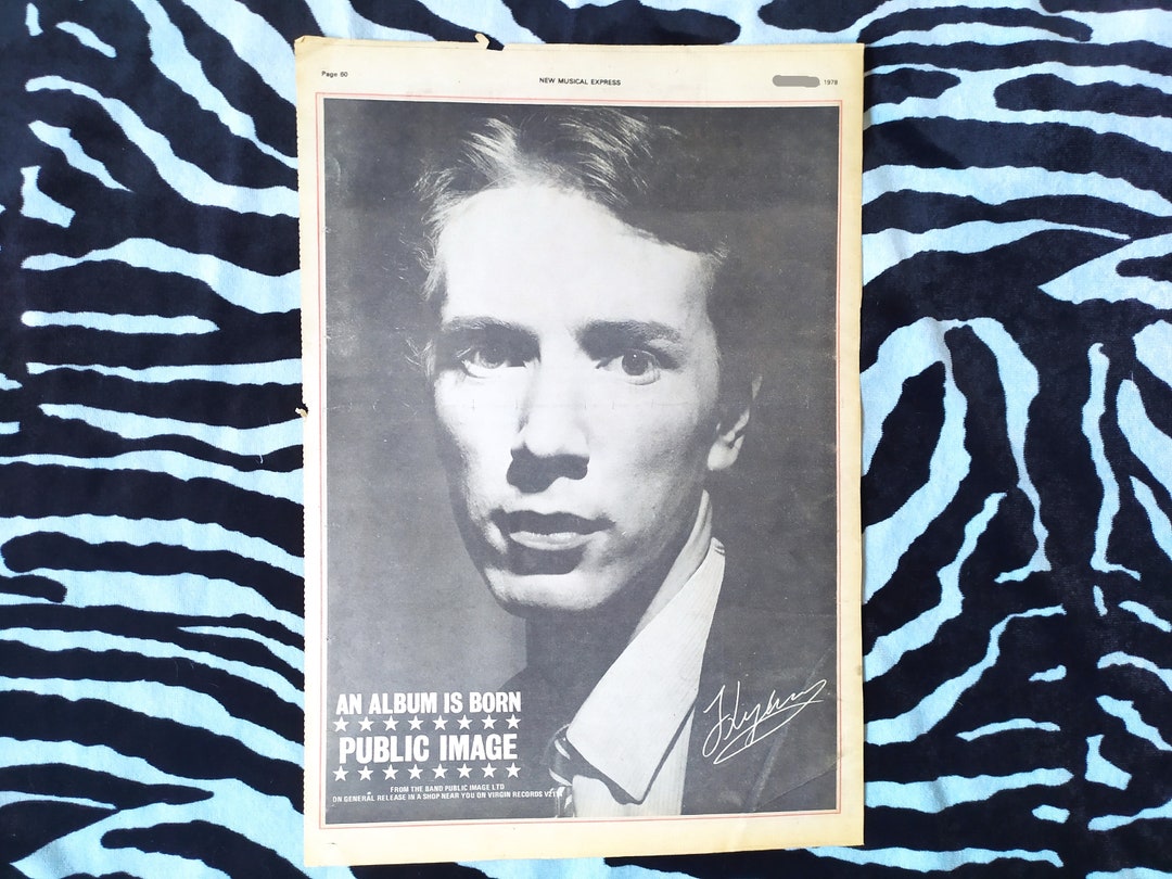 Original 1978 PIL Advert/poster, Rare Vintage Poster "public Image ...
