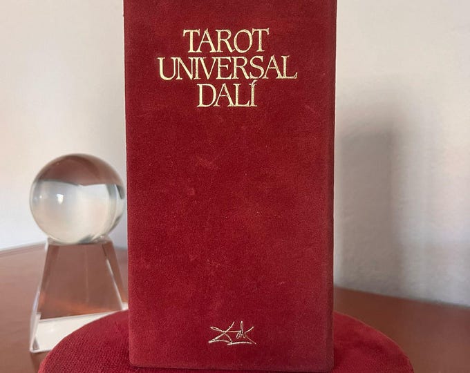 Vintage 1980s Salvador Dali Tarot Cards, Universal Dali Tarot, 1980s, Raro, Edición De Oro ...
