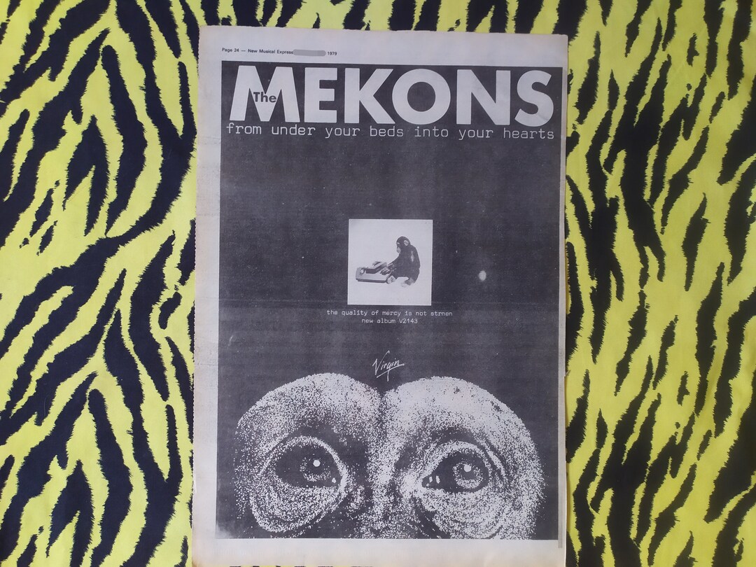 Original 1979 the Mekons Advert/poster, Rare Vintage Poster, "the ...