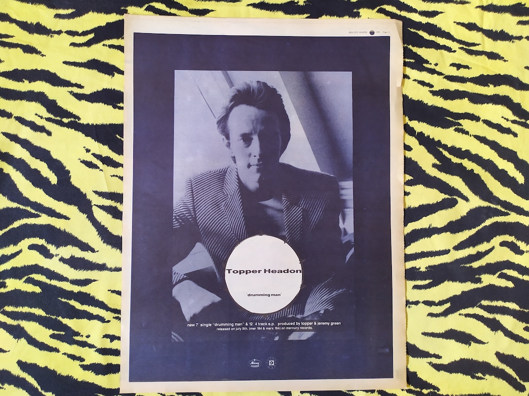 Original 1985 Topper Headon Advert/poster, Rare Vintage Poster ...