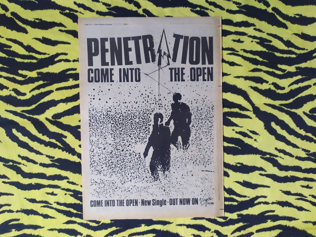 Original 1979 Penetration Advert/poster, Rare Vintage Poster "come in ...