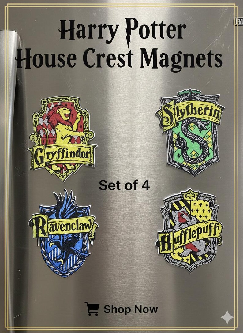 Harry Potter Style Magnets - Etsy