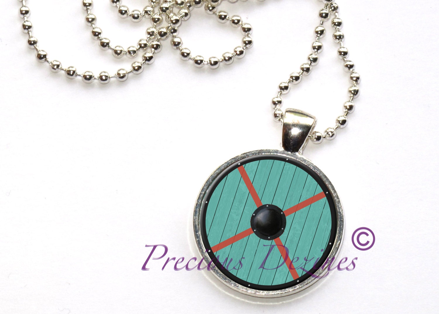 Vikings Inspired Rollo Style Shield Pendant. Rollo Shield Necklace - Etsy